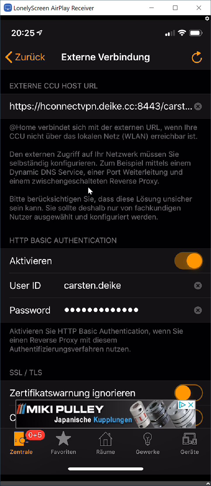 HConnect - Alexa Smarthome Skill (Homematic Integration)